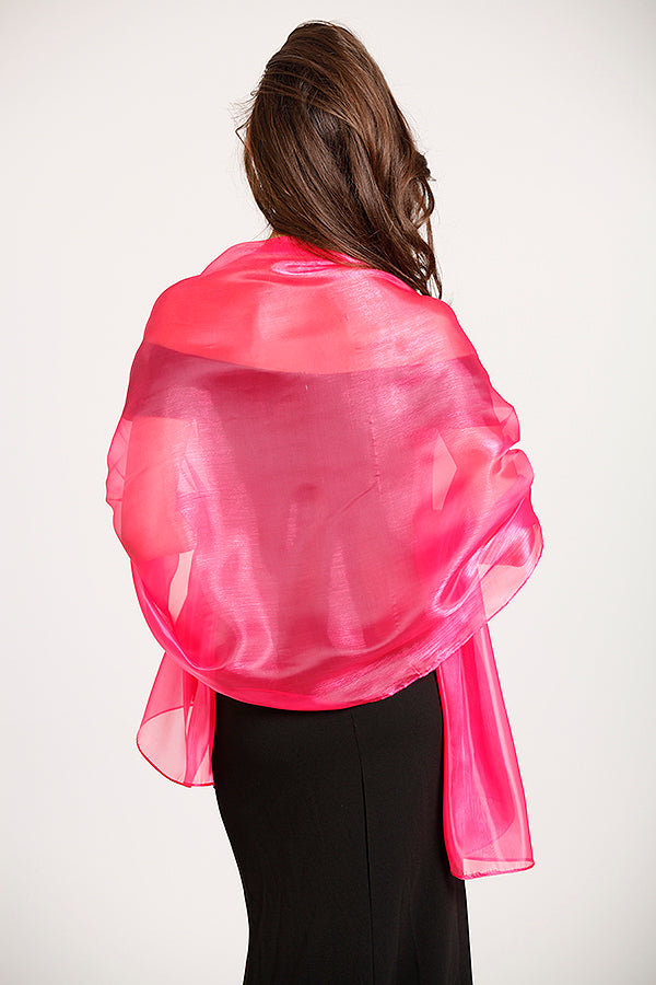 Hot Pink Silky Wedding Wrap – Central Chic
